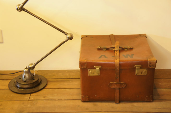 HOMEWARD [ホームワード] / H.J.Cave&Sons社製 ヴィンテージ レザー スーツケース┃神戸アンティーク・フランスミッド ...